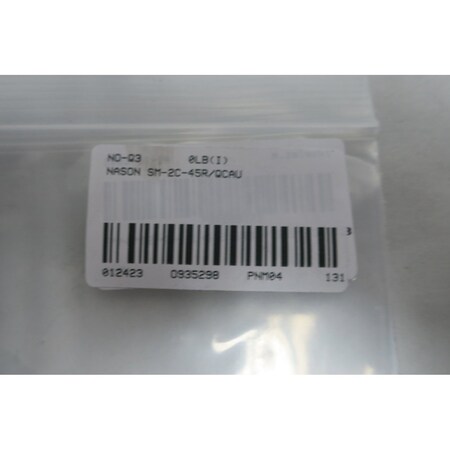 Nason Pressure Switch SM-2C-45R/QCAU | Zoro